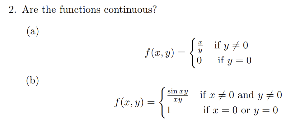 Solved Are the functions | Chegg.com