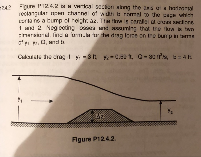 Solved Figure P12.4.2 is a vertical section along the axis | Chegg.com