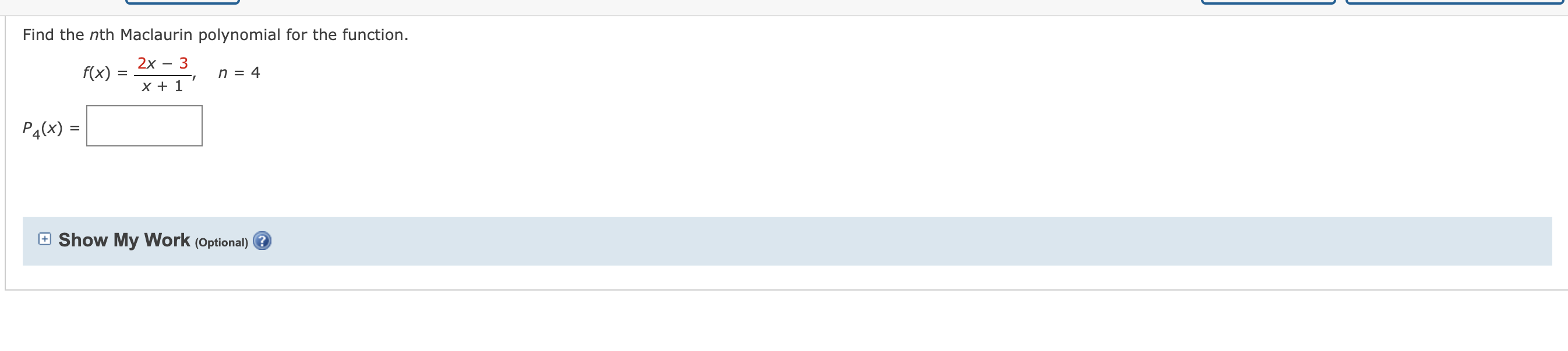 Solved Find the nth Maclaurin polynomial for the function. | Chegg.com