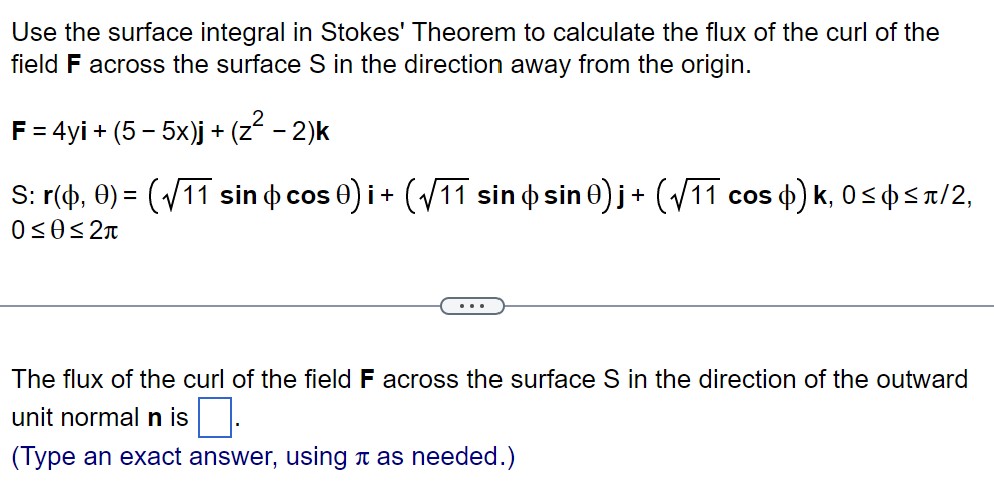 Solved Use the surface integral in Stokes' Theorem to | Chegg.com