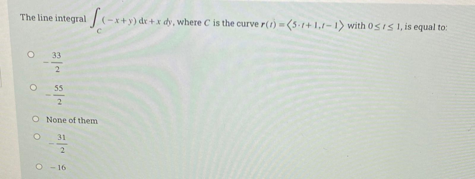 Solved The line integral / (x+y) dx + x dy, where C is the | Chegg.com