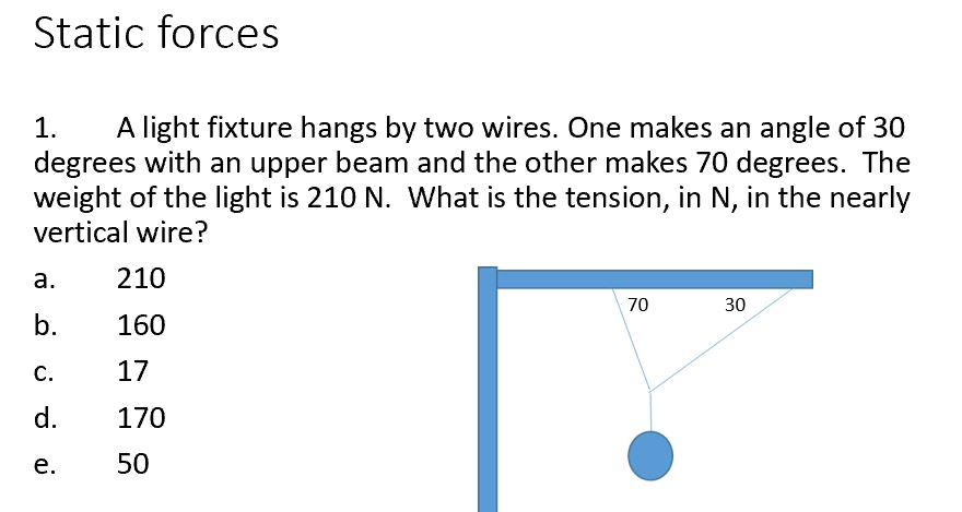 Force Tension Problems