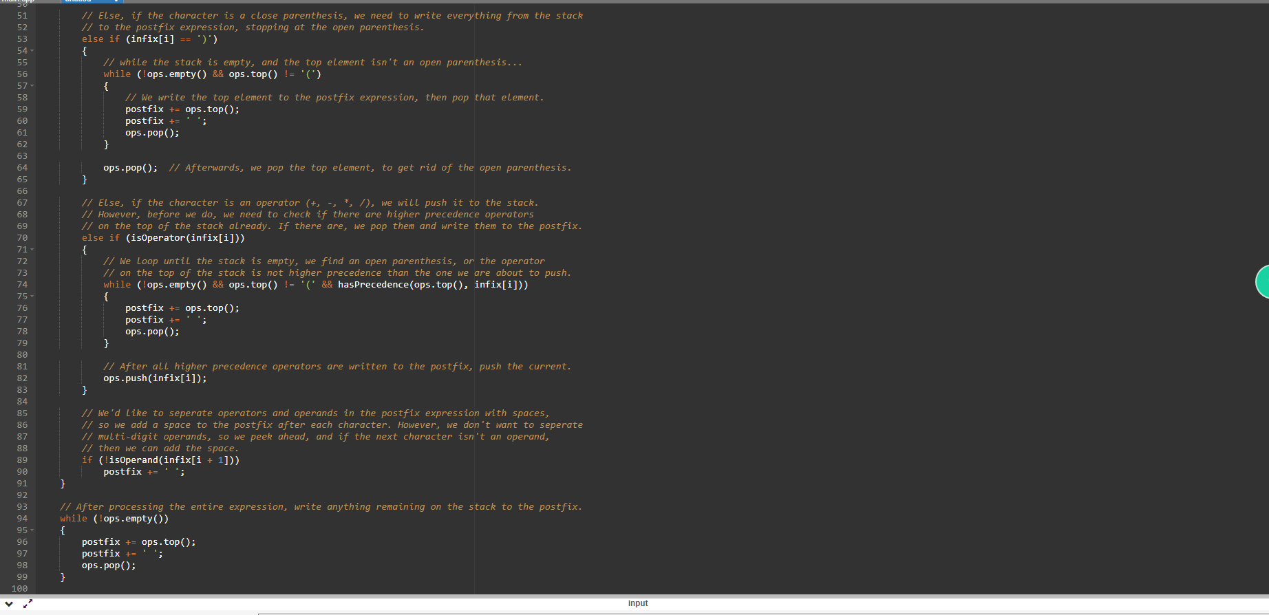 Solved Stacks for Postfix Arithmetic Arithmetic expressions | Chegg.com
