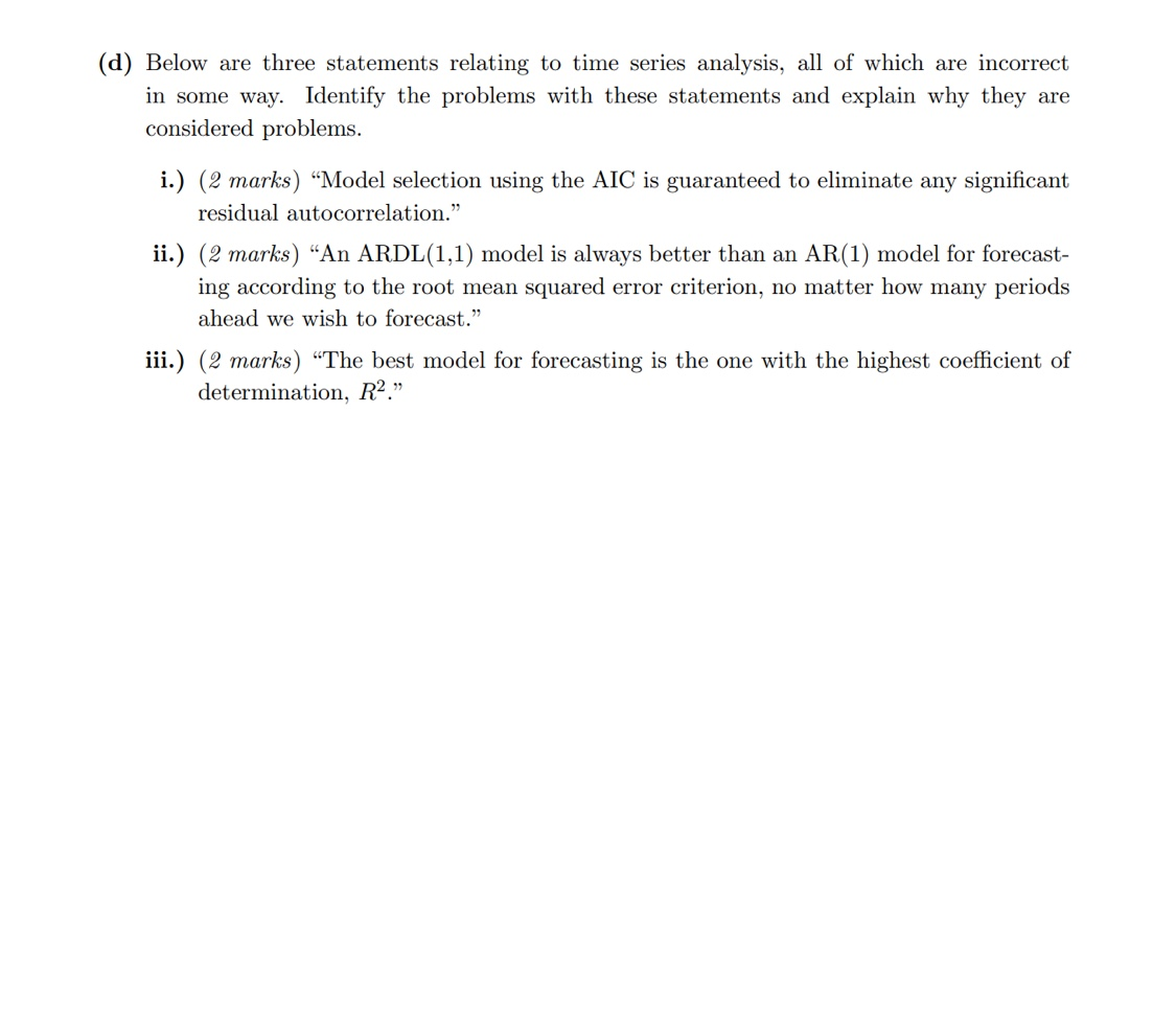 Solved Figure 4.1. Time Series Plots of log Aust and log | Chegg.com