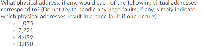 Solved Suppose the page table for the process currently | Chegg.com