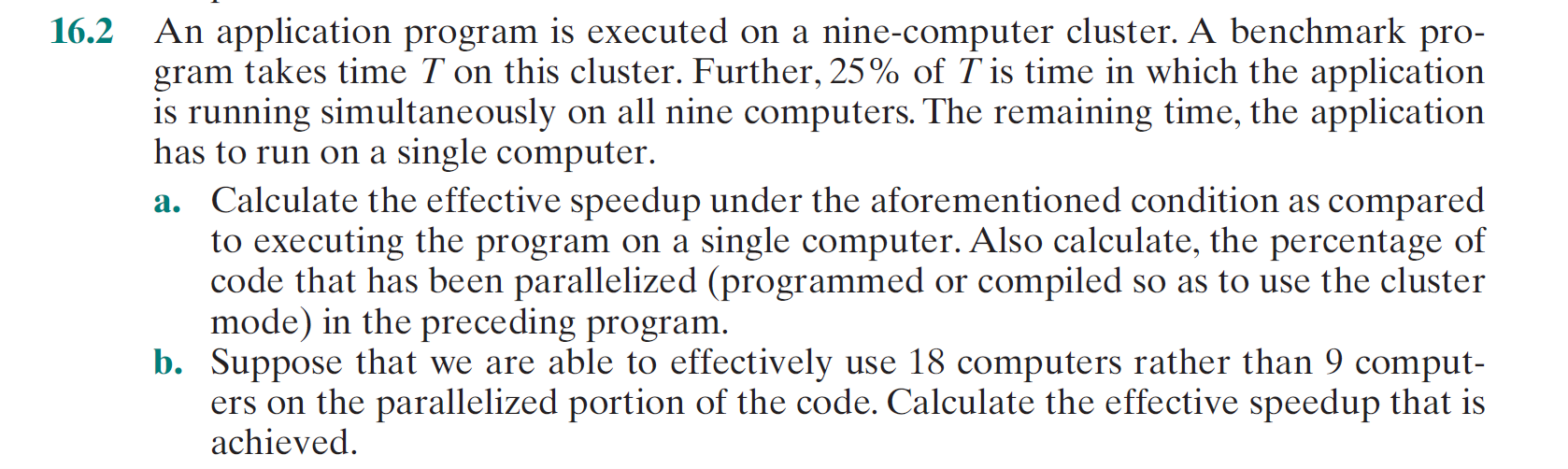 Solved 16.2 An application program is executed on a | Chegg.com