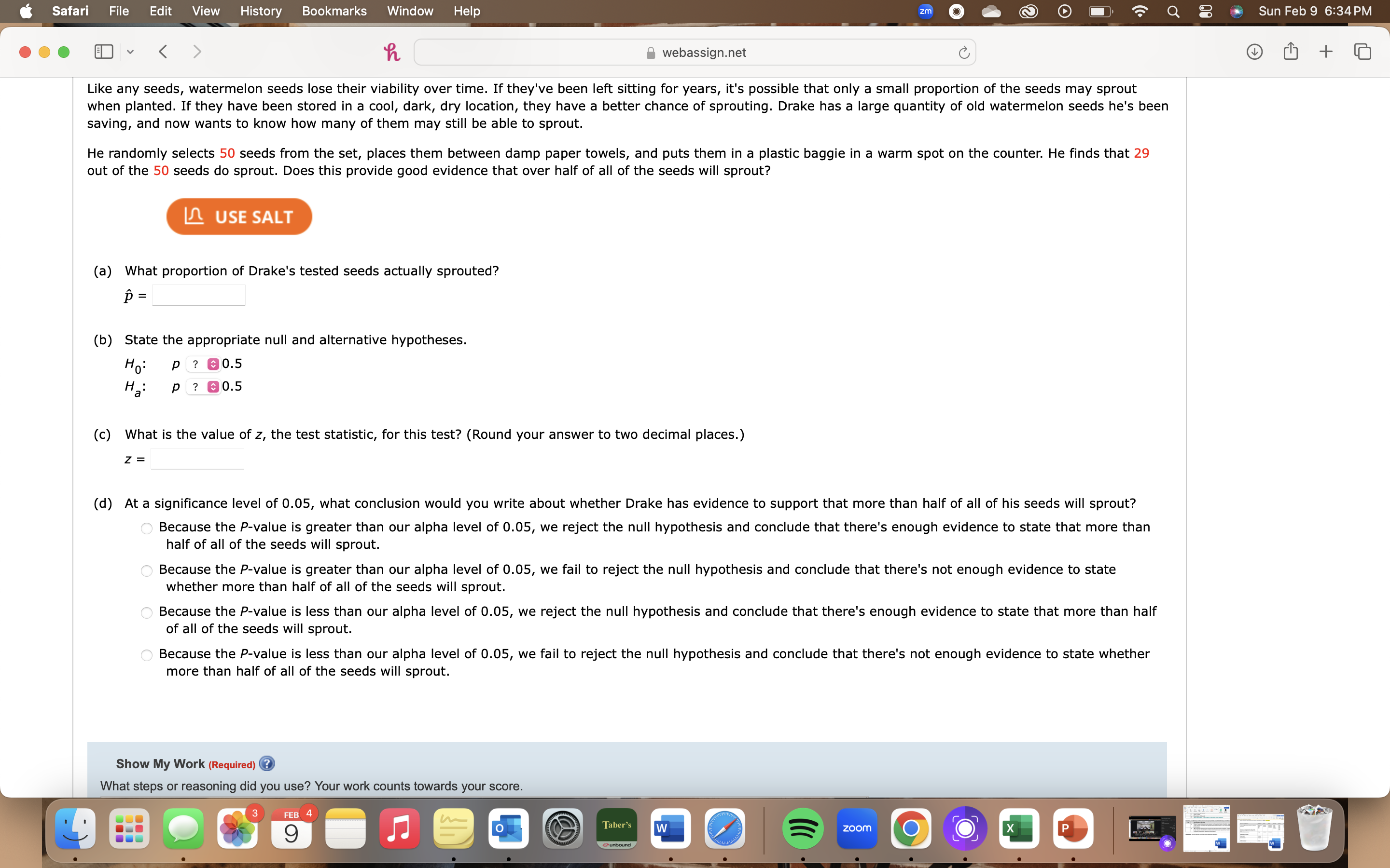 Solved Like any seeds, watermelon seeds lose their viability | Chegg.com