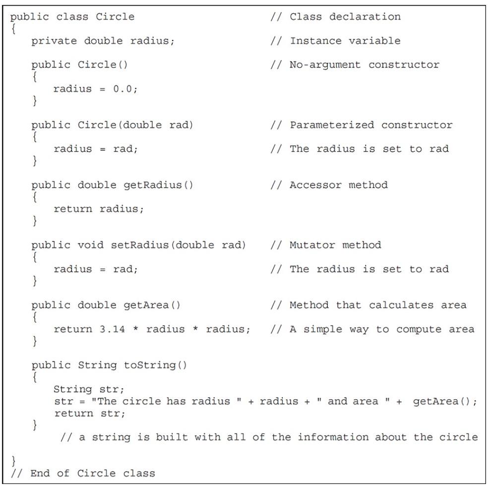 Solved For this class, why is the getArea() method able to | Chegg.com