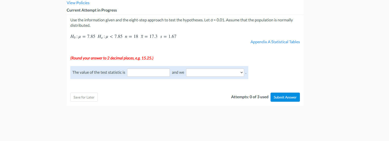 Solved View Policies Current Attempt in Progress Use the | Chegg.com