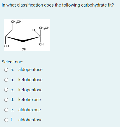 Solved In what classification does the following | Chegg.com