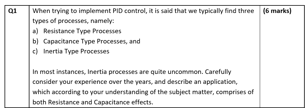 Solved When trying to implement PID control, it is said that | Chegg.com