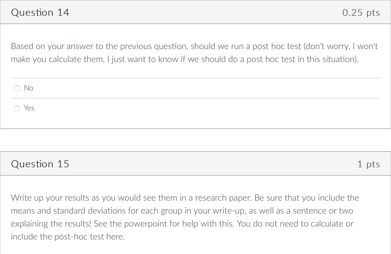 Solved What is the appropriate test statistic to calculate | Chegg.com