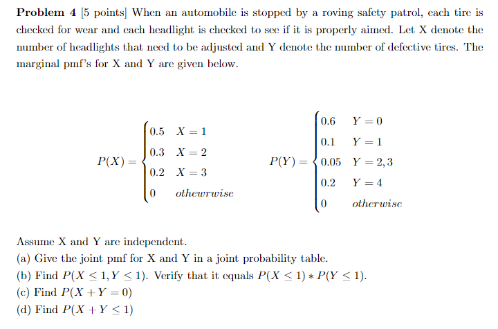 Solved Problem 4 [5 points] When an automobile is stopped by | Chegg.com