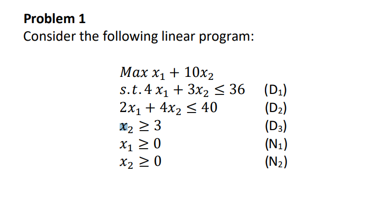 Solved Question 1 Is 7 2 A Feasible Solution Question