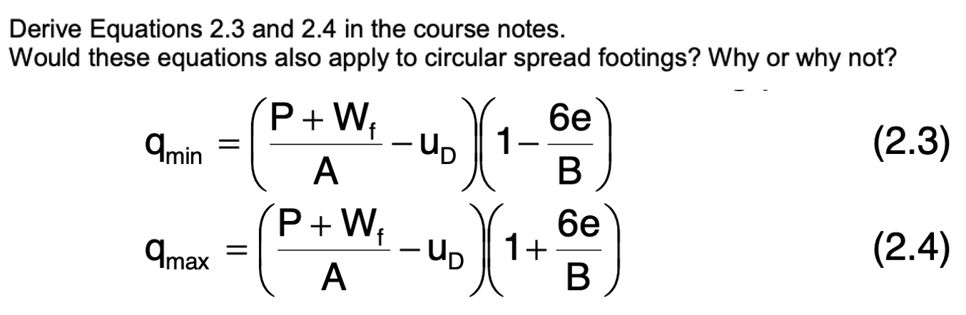 Solved Derive Equations 2.3 and 2.4 in the course notes. | Chegg.com