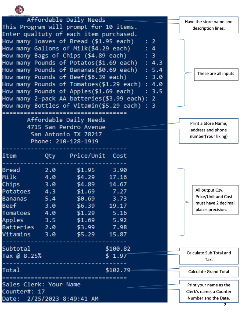 Write a complete PowerShell script to print a receipt | Chegg.com
