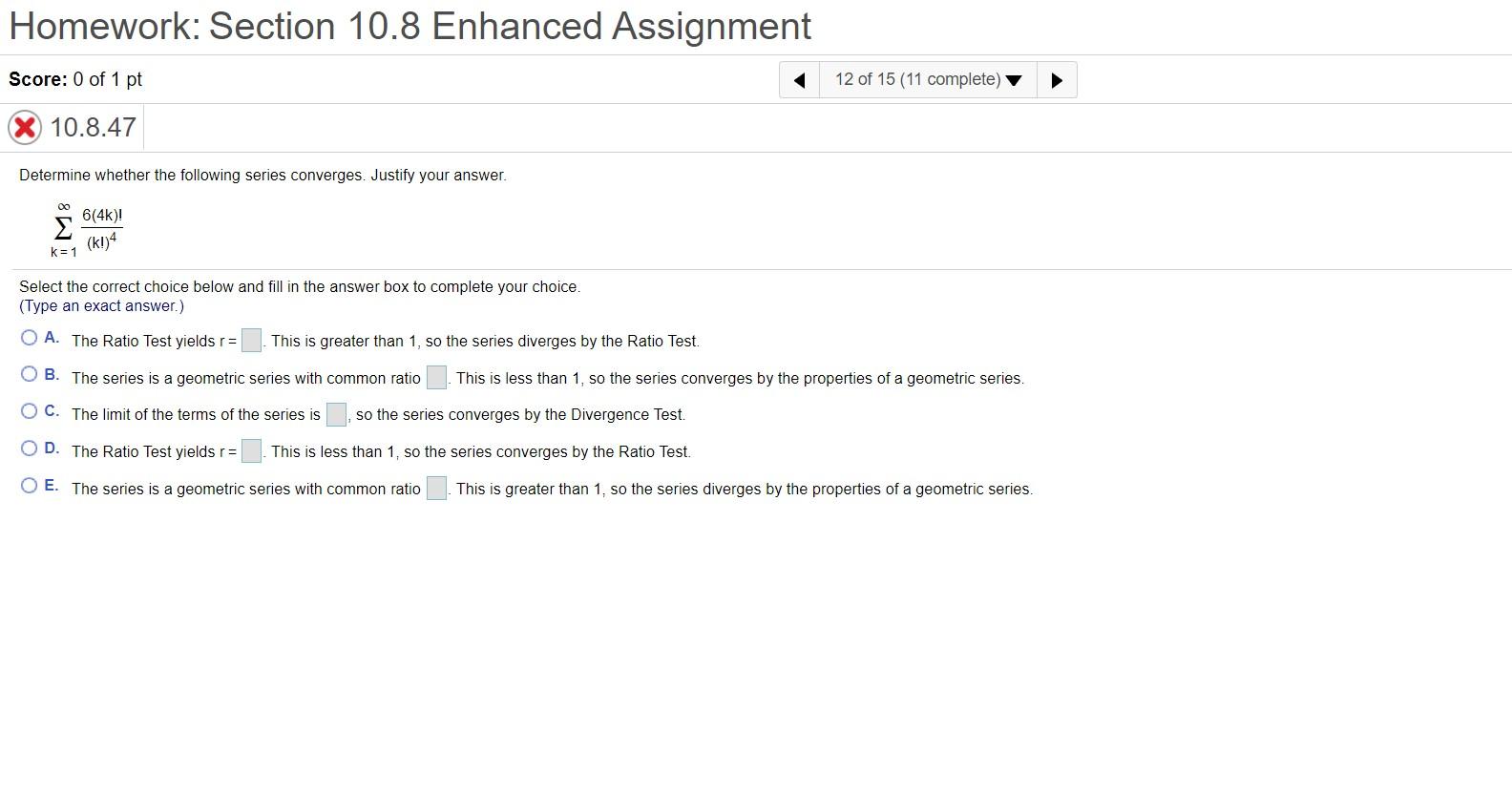 Solved Homework Section 10 8 Enhanced Assignment Score 0