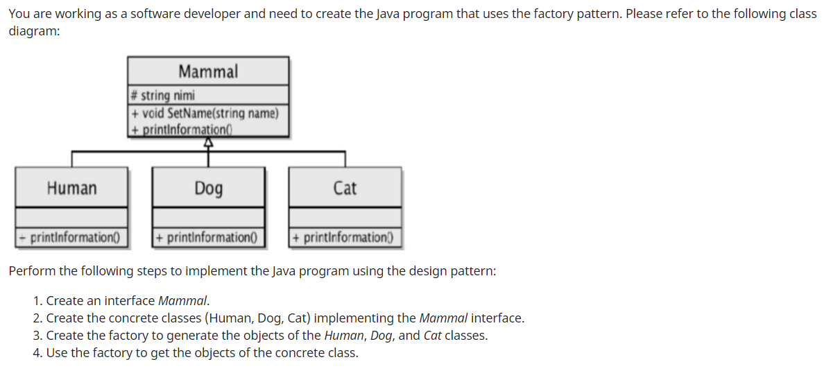 Solved You are working as a software developer and need to | Chegg.com