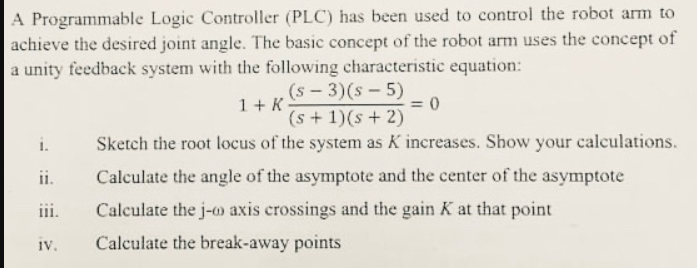 Solved A Programmable Logic Controller (PLC) has been used | Chegg.com