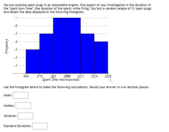Solved You are studying spark plugs in an automobile engine. | Chegg.com