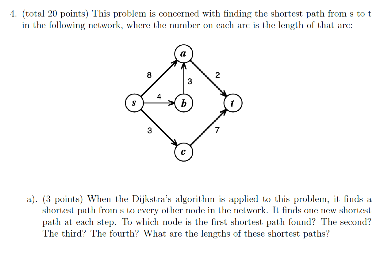 Solved 4. (total 20 points) This problem is concerned with | Chegg.com