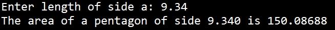 Solved Instructions Create a program called Pentagon.java | Chegg.com