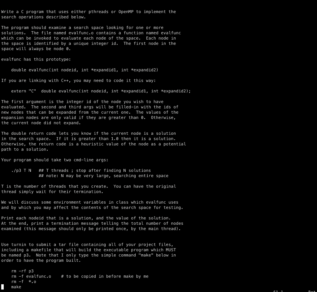 Write A C Program That Uses Either Pthreads Or Openmp 