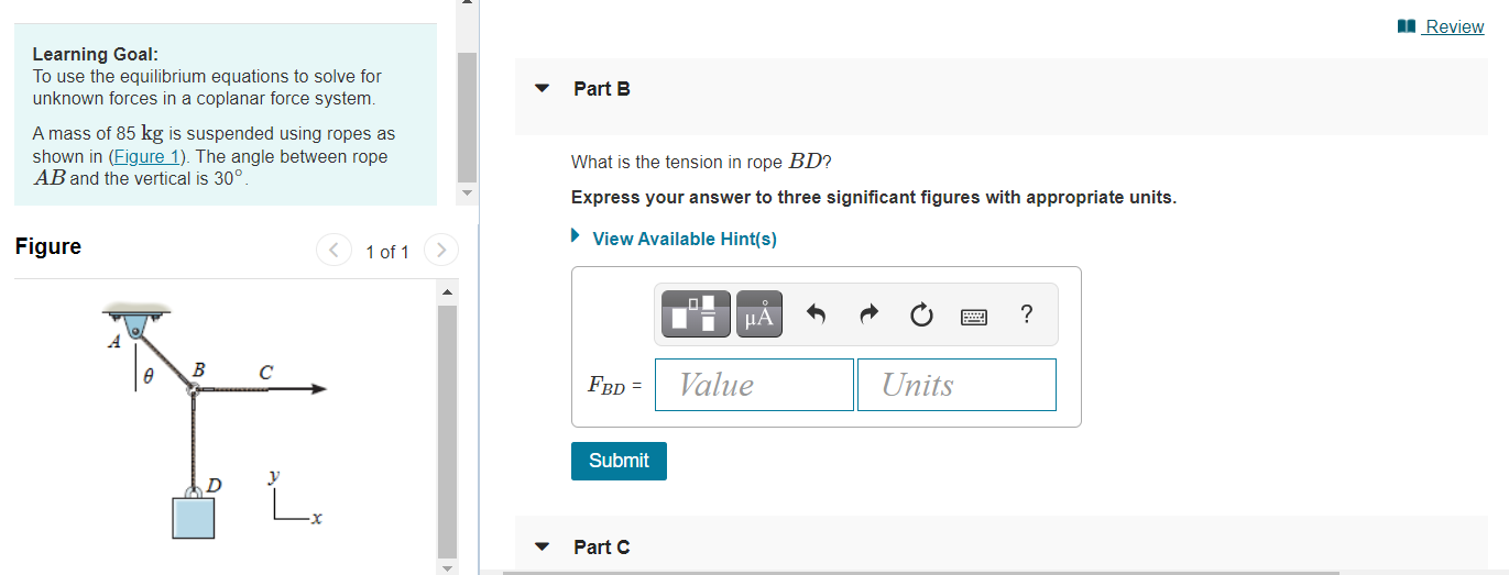 Solved Review Part B Learning Goal: To use the equilibrium | Chegg.com Solved Review Part B Learning Goal: To use the equilibrium | Chegg.com