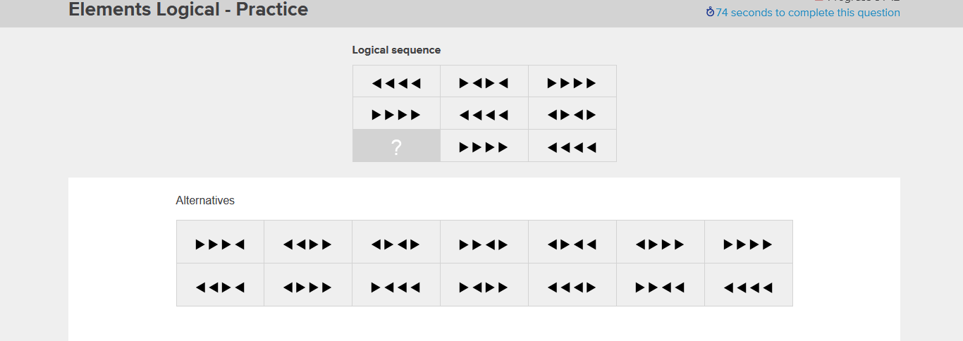 Solved Elements Logical - Practice 874 seconds to complete | Chegg.com