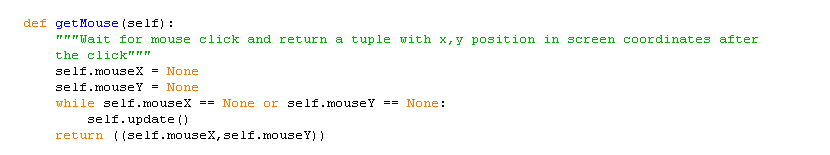 Solved Using getMouse, write a program that will allow you | Chegg.com