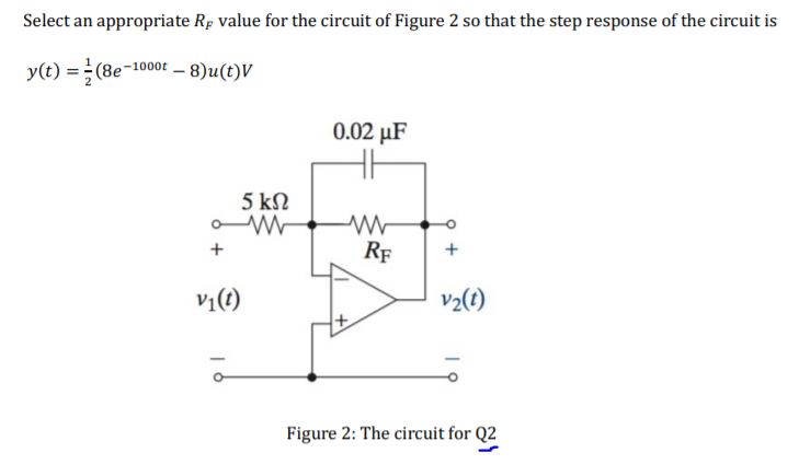 Solved Select an appropriate Rp value for the circuit of | Chegg.com