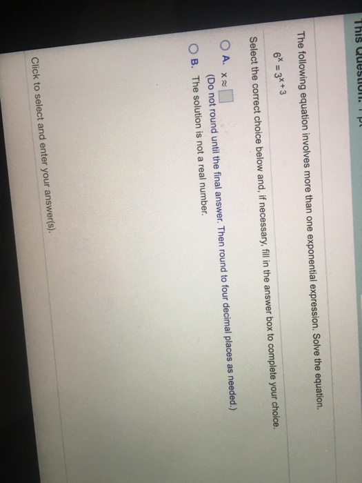 Solved The following equation involves more than one | Chegg.com