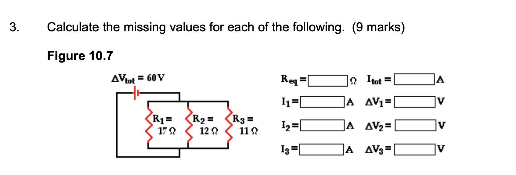 Solved Calculate the missing values for each of the | Chegg.com