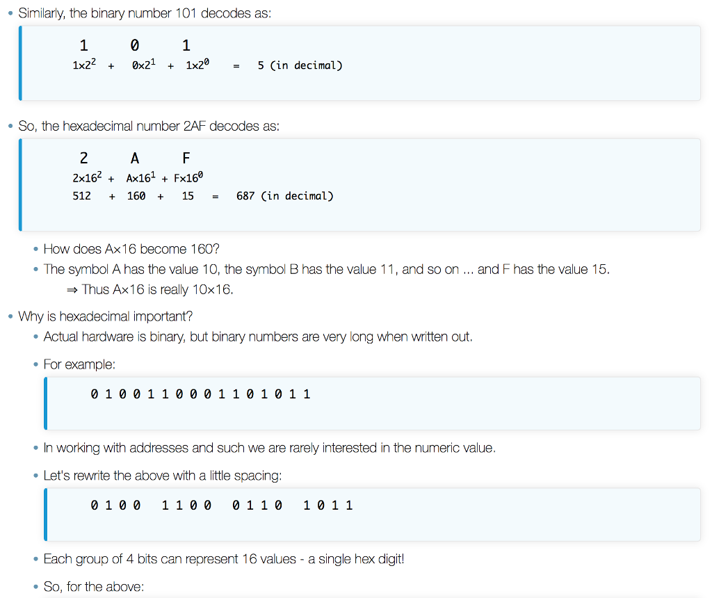 Solved Hex (HW) By now, you've noticed that pointers (which | Chegg.com