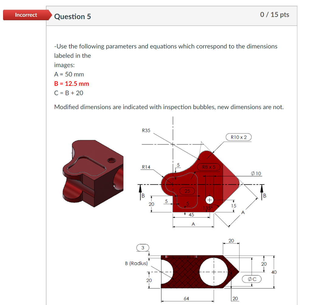 Solved Unit system: MMGS (millimeter, gram, second) Decimal | Chegg.com