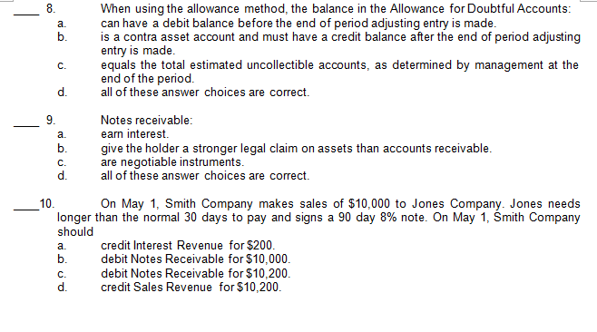 Solved To ensure receivables are not overstated on the | Chegg.com