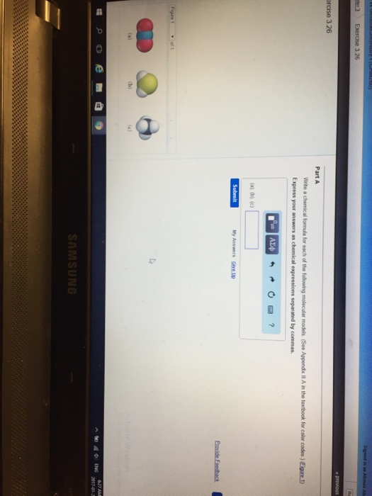 Solved Write A Chemical Formula For Each Of The Following Chegg