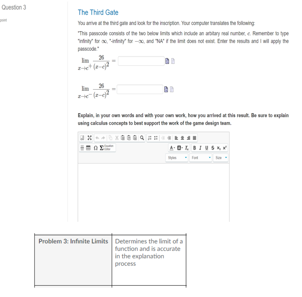 Solved The Third Gate You arrive at the third gate and look | Chegg.com