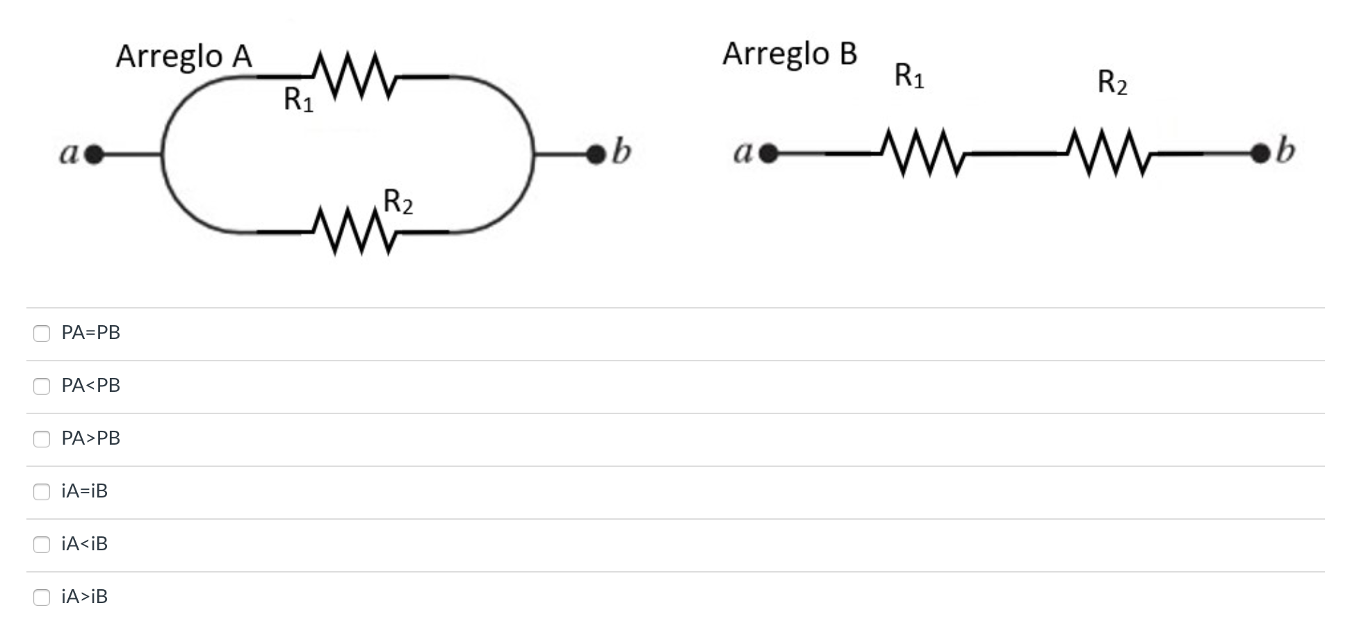 Solved Two resistors R1 and R2 are connected as in two | Chegg.com