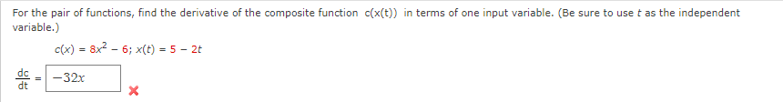 Solved Doing Calculus , not sure why my answers on these are | Chegg.com