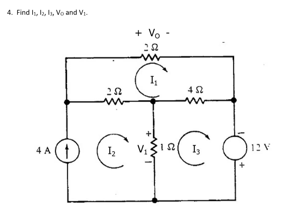 Solved We are supposed to solve these using Mesh & | Chegg.com