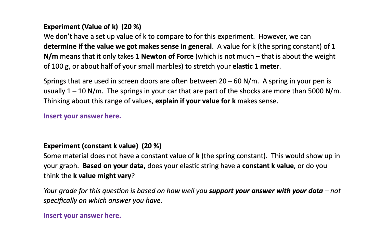 What was 1 source of error with this experiment? | Chegg.com