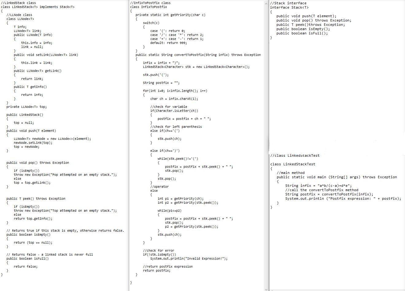 Solved Task 5 Use A Resizeablearraystack Class Instance To 3690