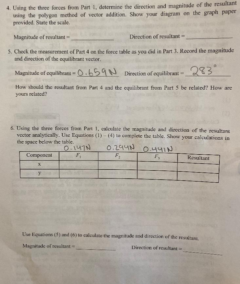 Solved 90 180F HO + 270 Barbara EXPERIMENT NO. 2 1. Your | Chegg.com