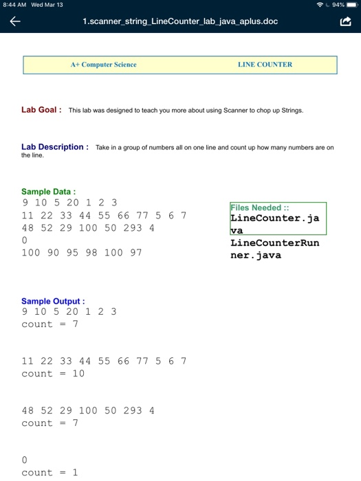 Solved 8:44 AM Wed Mar 13 1.scanner | Chegg.com
