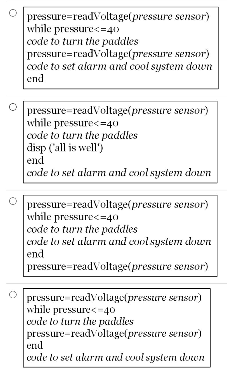 Solved A sensor is monitoring the pressure in a tank during | Chegg.com