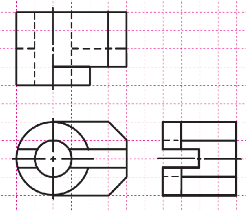 Use this orthographic projection and create an | Chegg.com