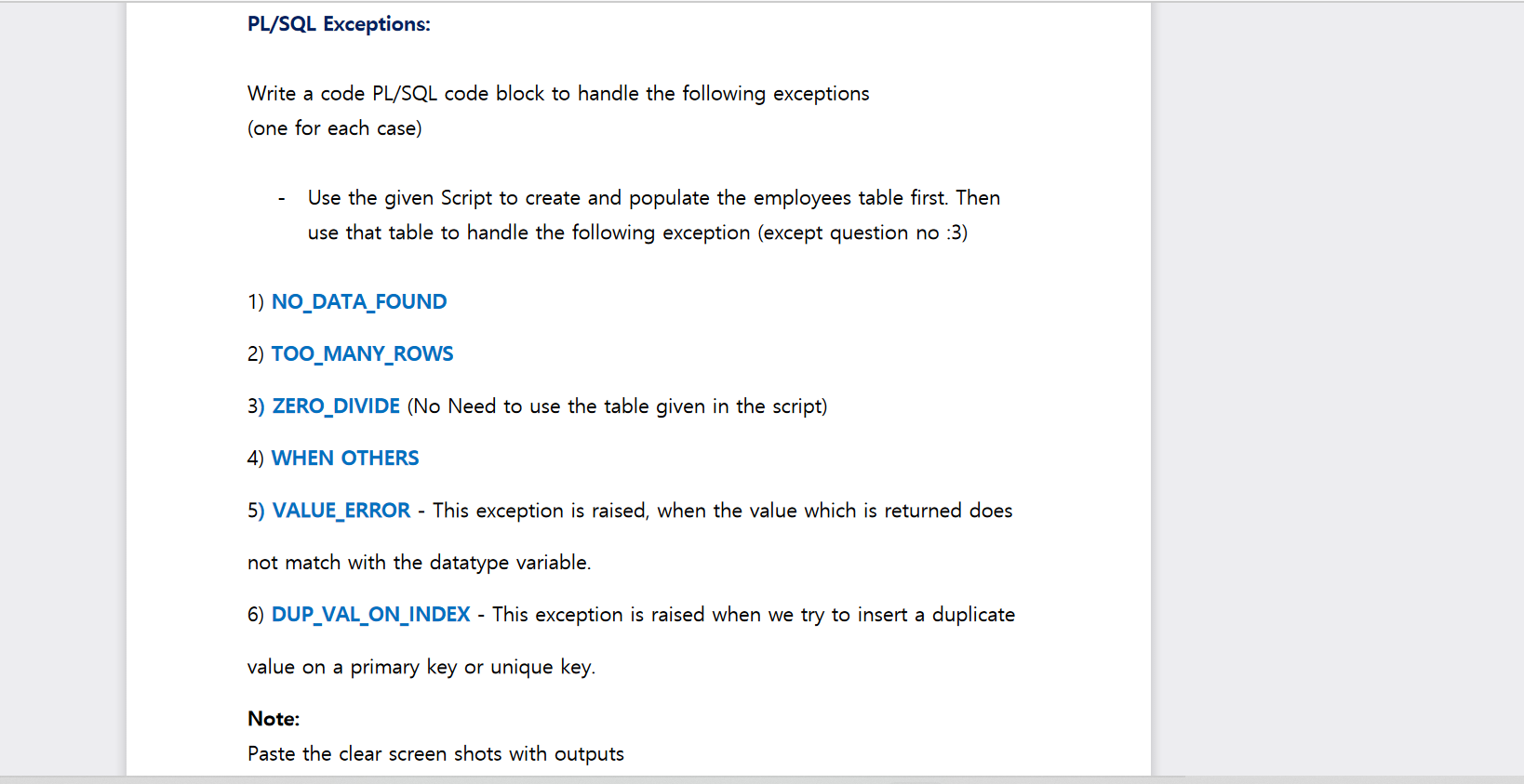 Solved here is the script: -- EMPLOYEES table CREATE TABLE | Chegg.com
