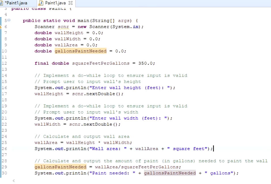 Solved 3. Next, you will add loops to validate all user | Chegg.com
