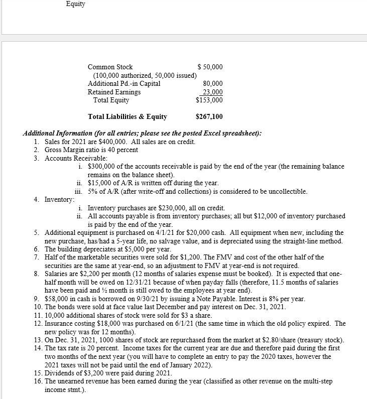 Solved AC312- Comprehensive Financial Accounting Project | Chegg.com